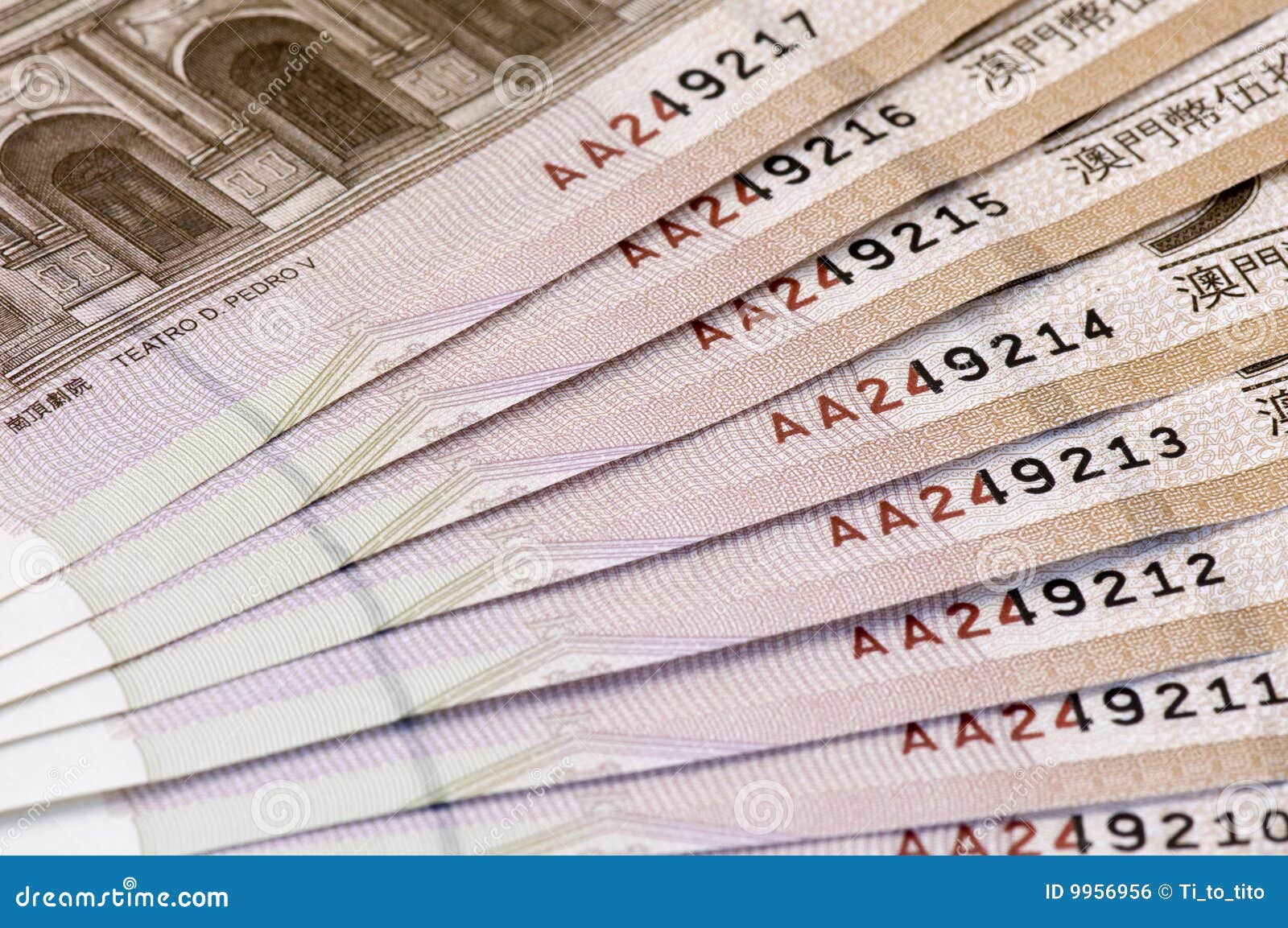 Macau dollar (patacas) stock photo. Image of cash, wealthy - 9956956