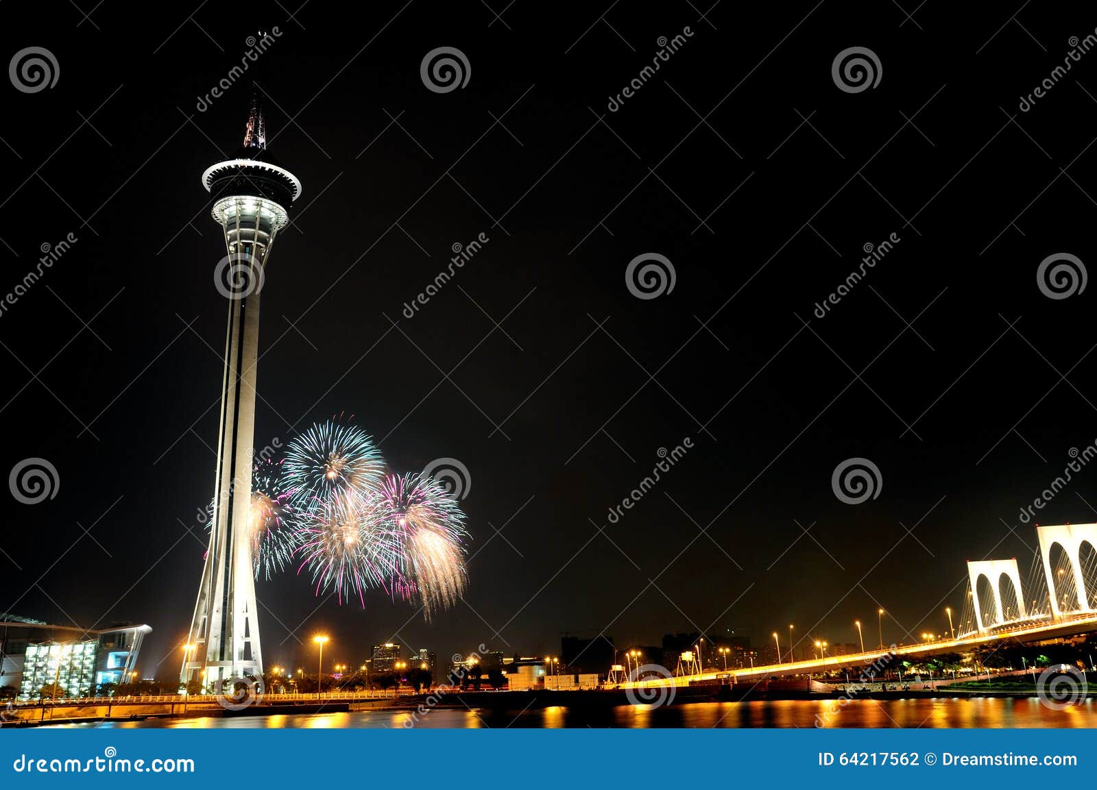 Macau fire work 1 stock photo. Image of event, work, travel - 64217562