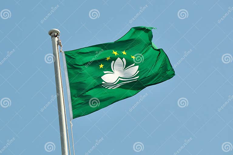 Macau Flag stock photo. Image of nationality, ensign - 21235702