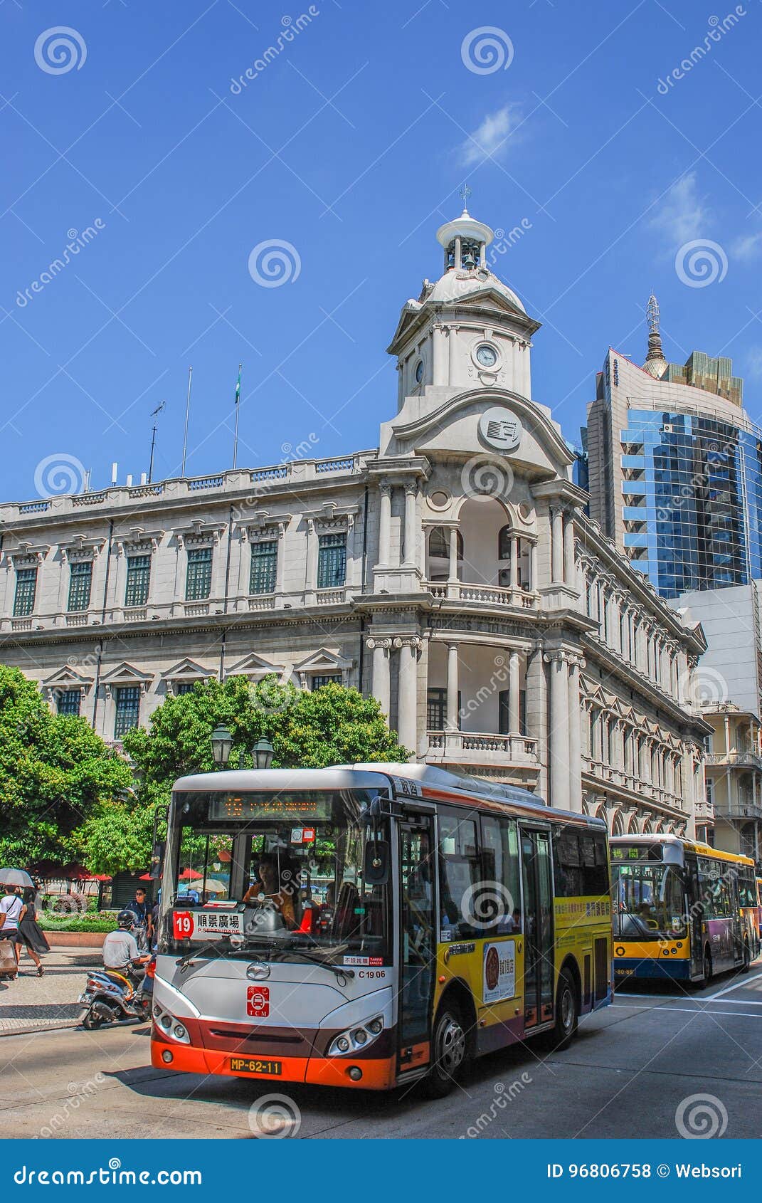 Macau General Post Office editorial stock photo. Image of crossing ...
