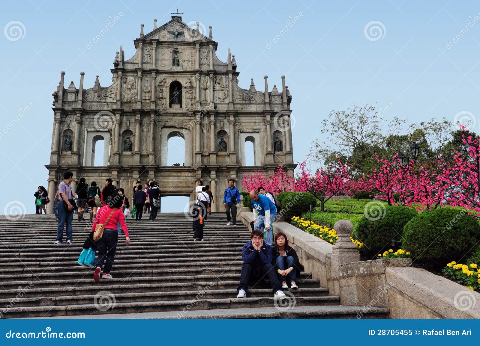 Macau Historic Center editorial image. Image of culture - 28705455