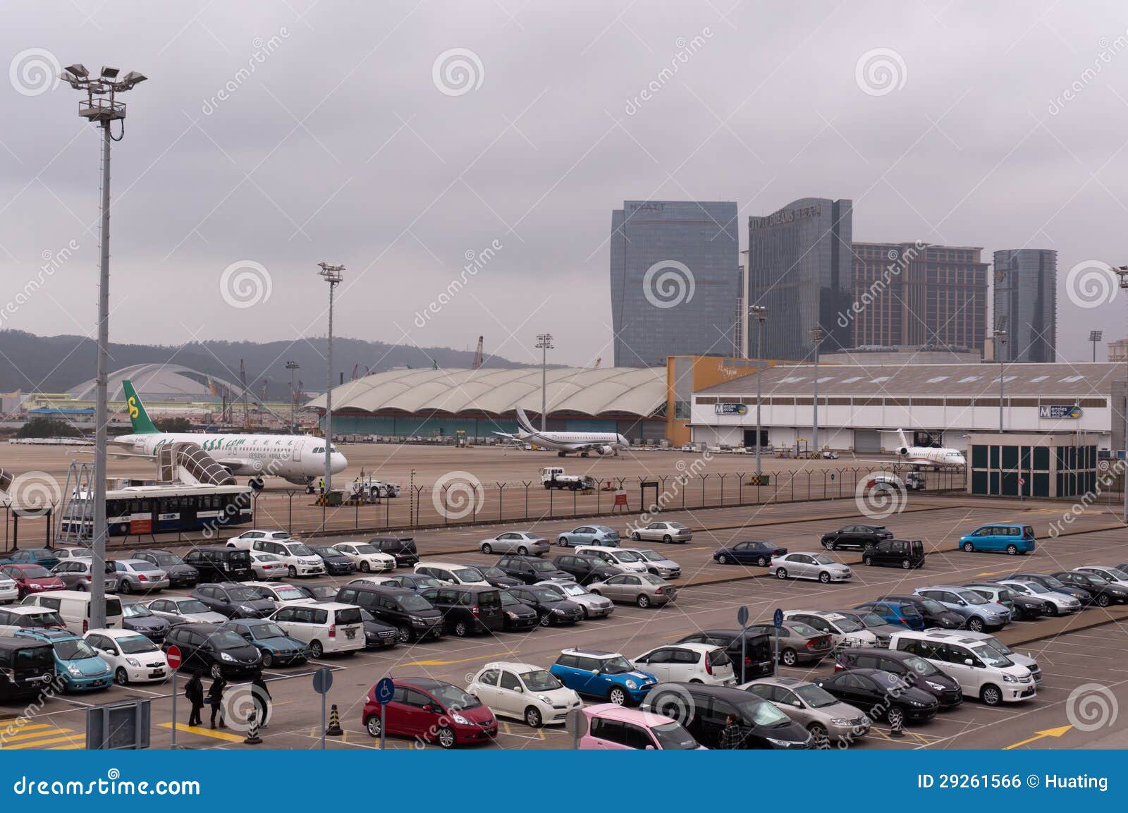 Macau International Airport Editorial Photo - Image of cloudy ...