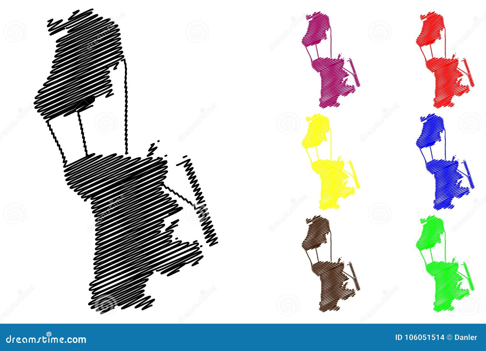 Macau map vector stock vector. Illustration of cartography - 106051514