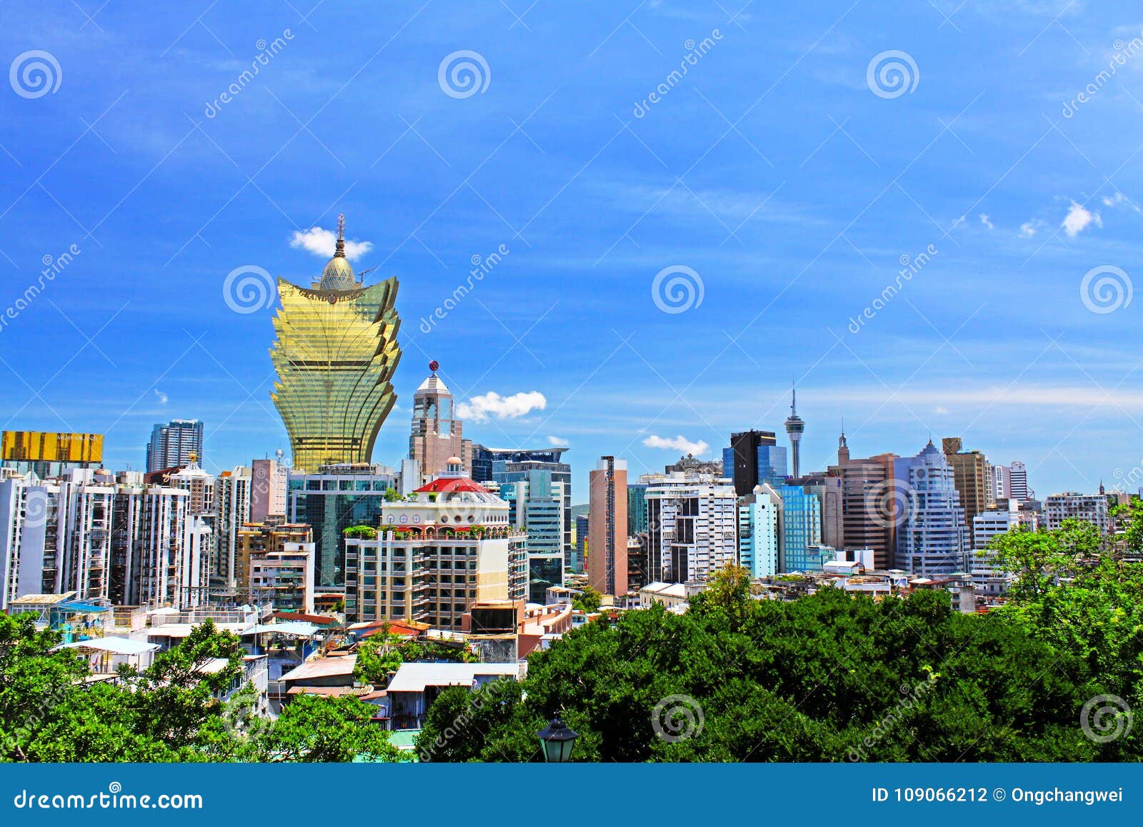 Macau Modern Building and Cityscape, Macau, China Editorial Photography ...