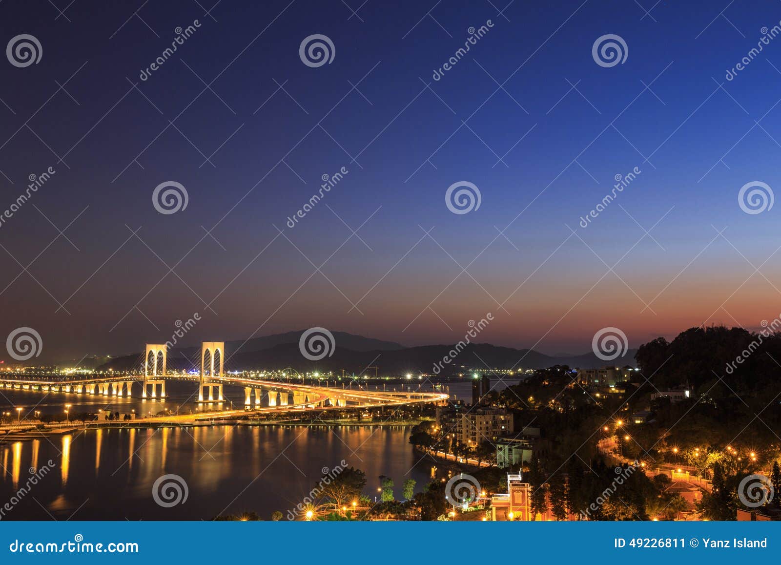 Macau at night stock image. Image of cool, slow, shot - 49226811
