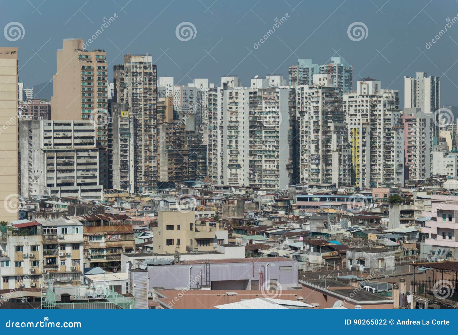 Macau old town stock photo. Image of asian, scenery, attraction - 90265022