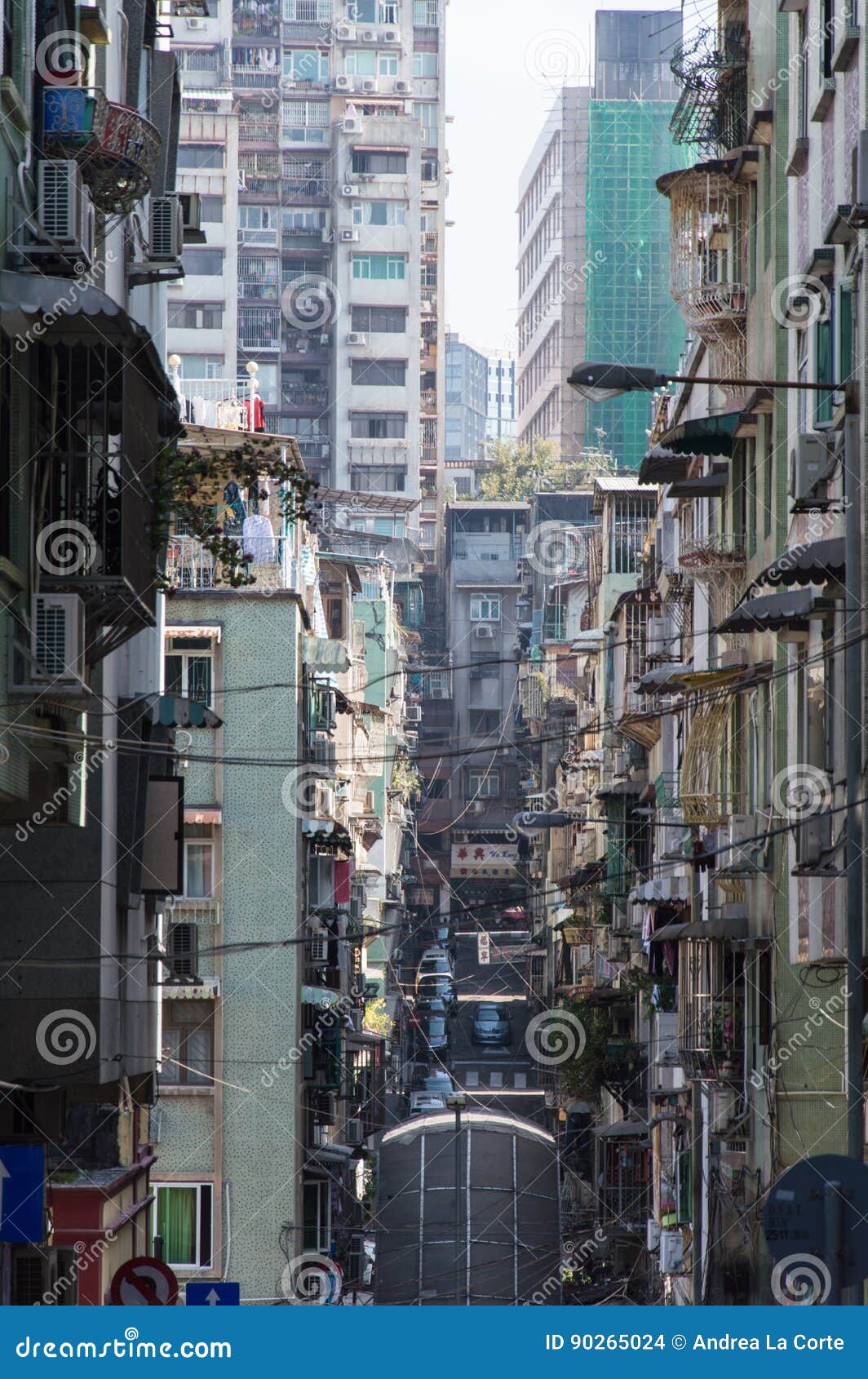 Macau old town editorial stock image. Image of aerial - 90265024