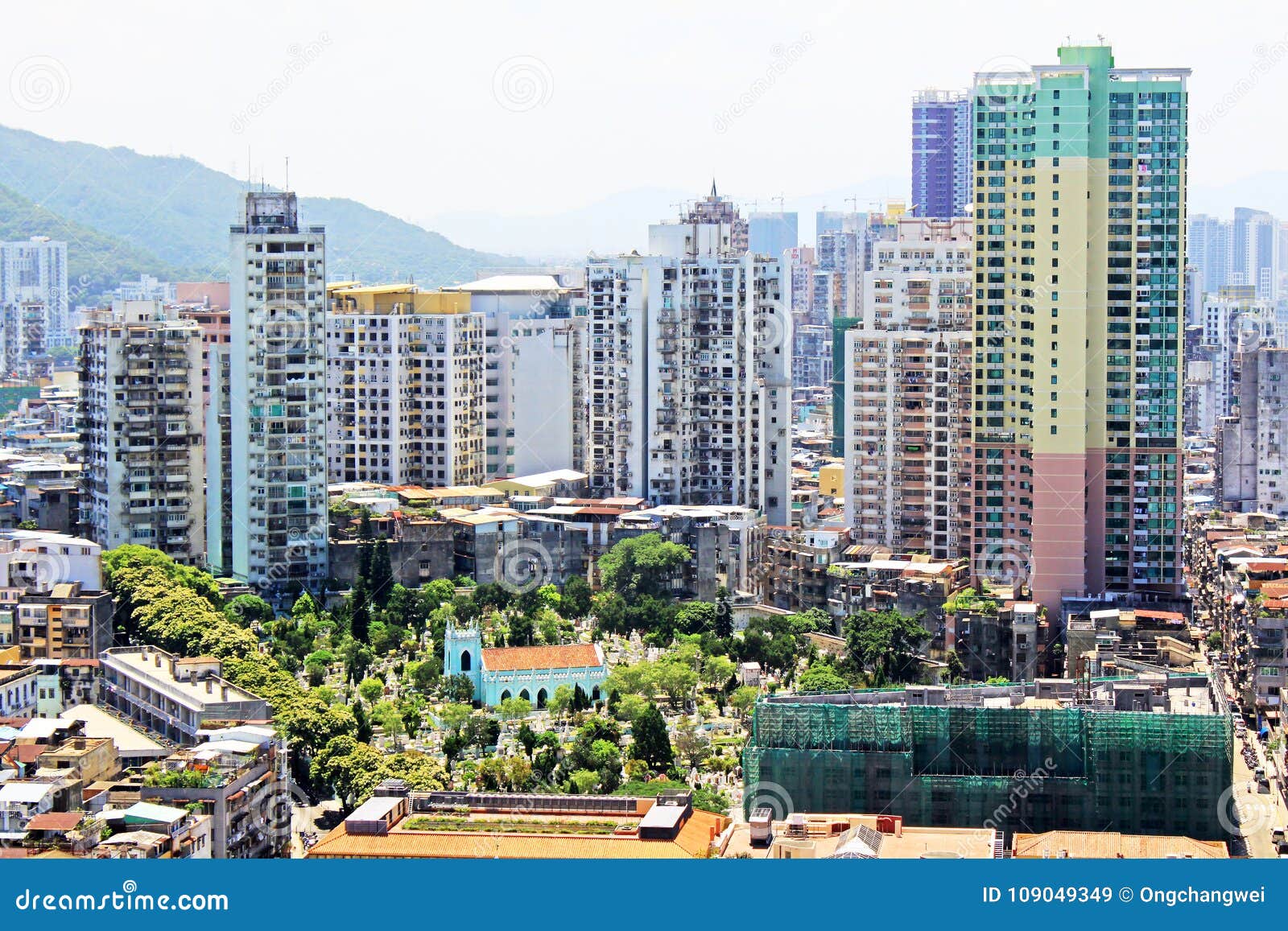 Macau Residence Building and Cityscape, Macau, China Editorial Stock ...