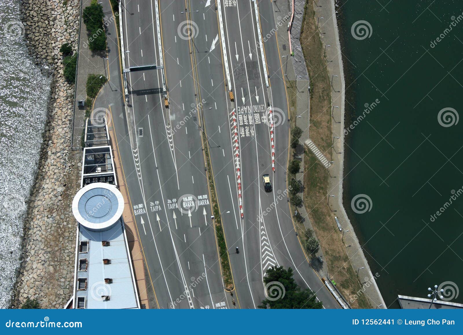 Macau road stock image. Image of exterior, panorama, high - 12562441