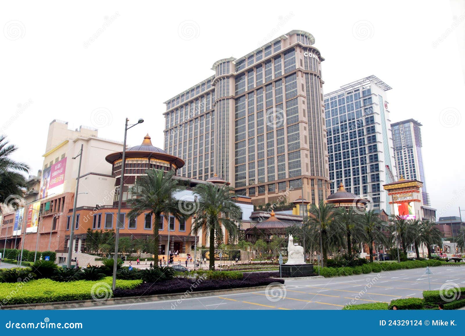 Macau : Sands Contai Central Editorial Stock Image - Image of lake ...