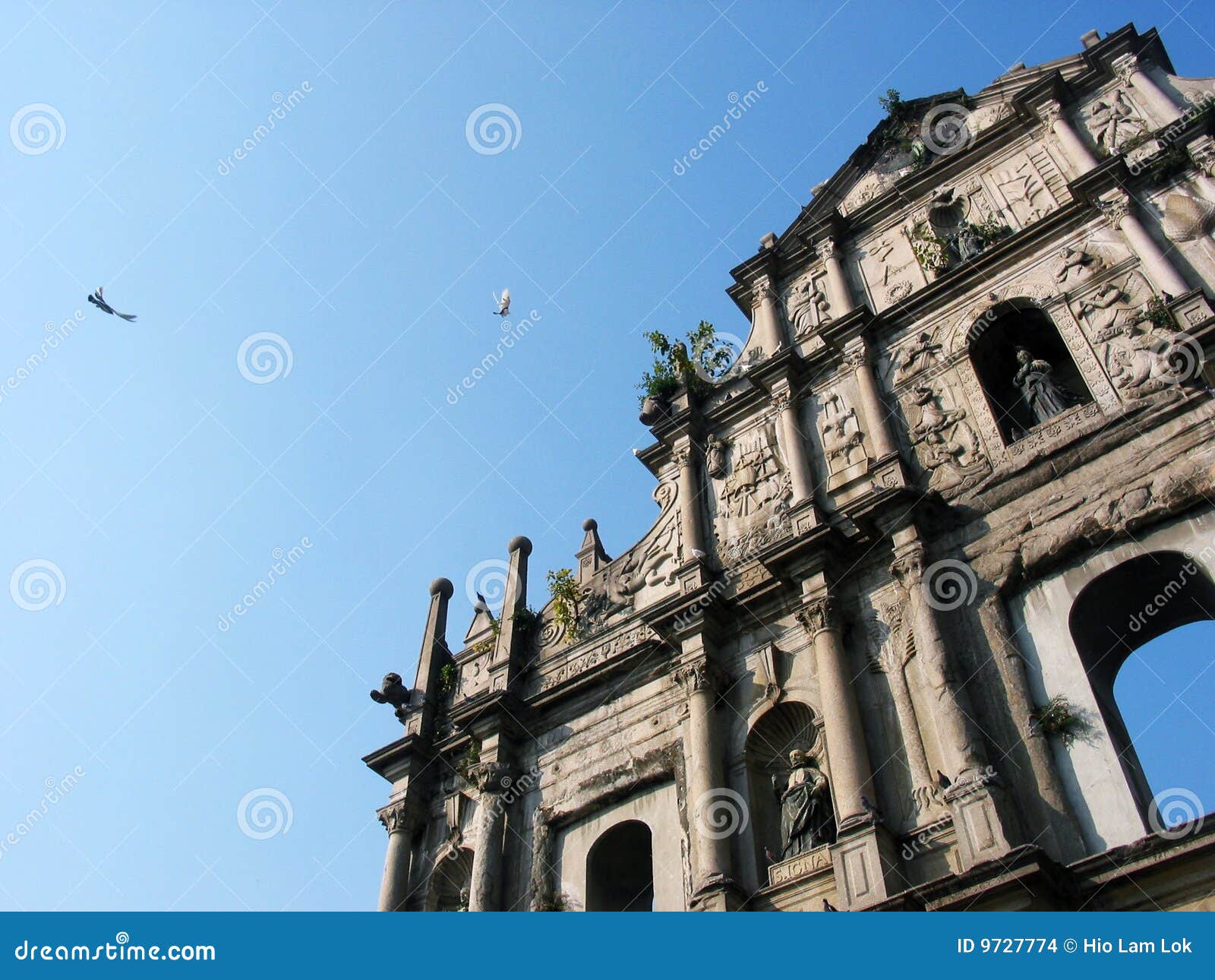 Macau St. Paul Church S Ruin Stock Photo - Image of macao, macau: 9727774