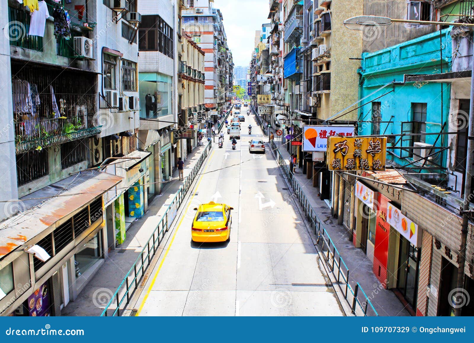Macau Street View, Macau, China Editorial Stock Image - Image of ...