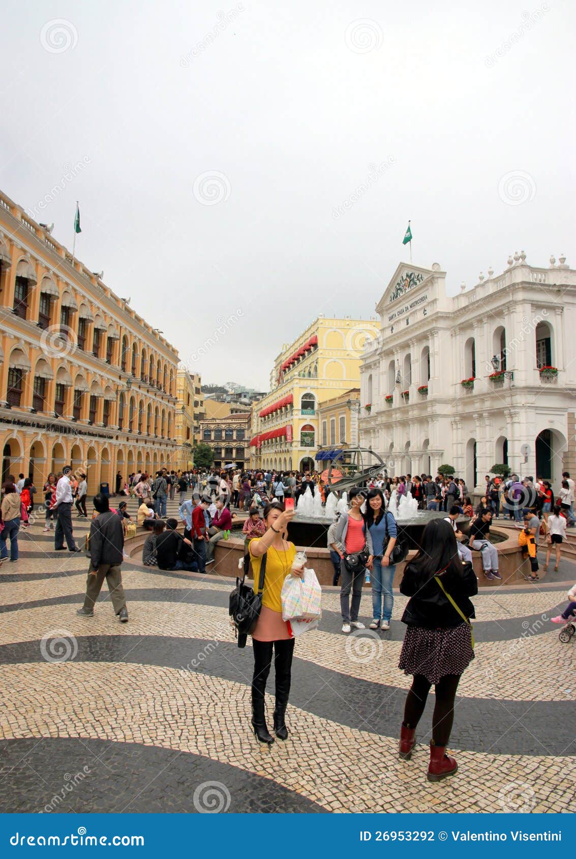 Busy Art Macau Line Drawing Macao Landscape Dream Sketch Cityscape ...
