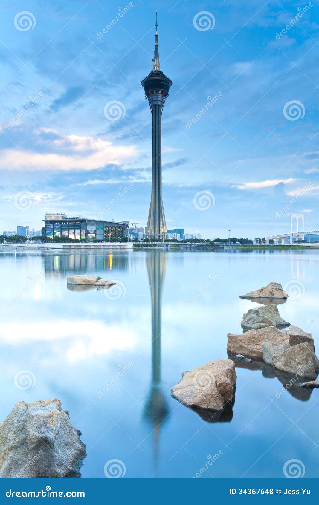 Macau at sunset stock photo. Image of cloudy, convention - 34367648