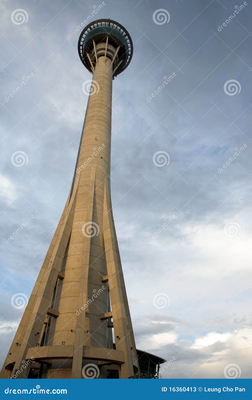 Macau Tower stock image. Image of cloudy, ocean, architecture - 16360413