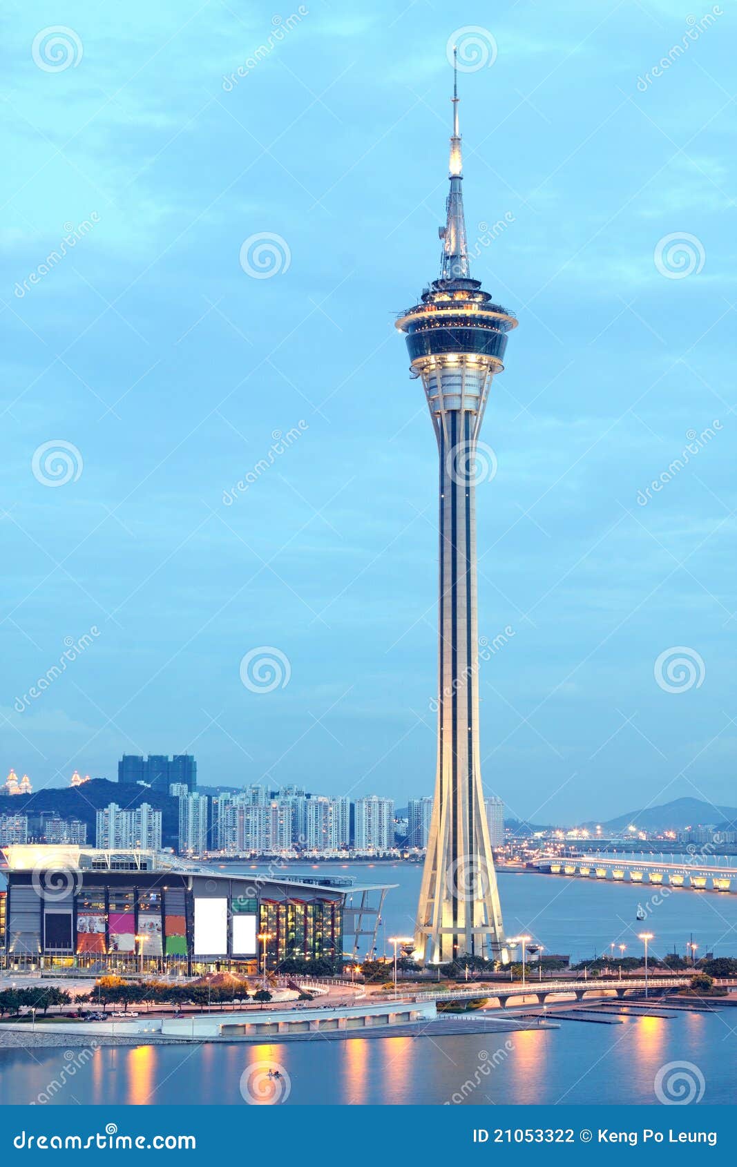 Macau tower stock photo. Image of pearl, business, macao - 21053322