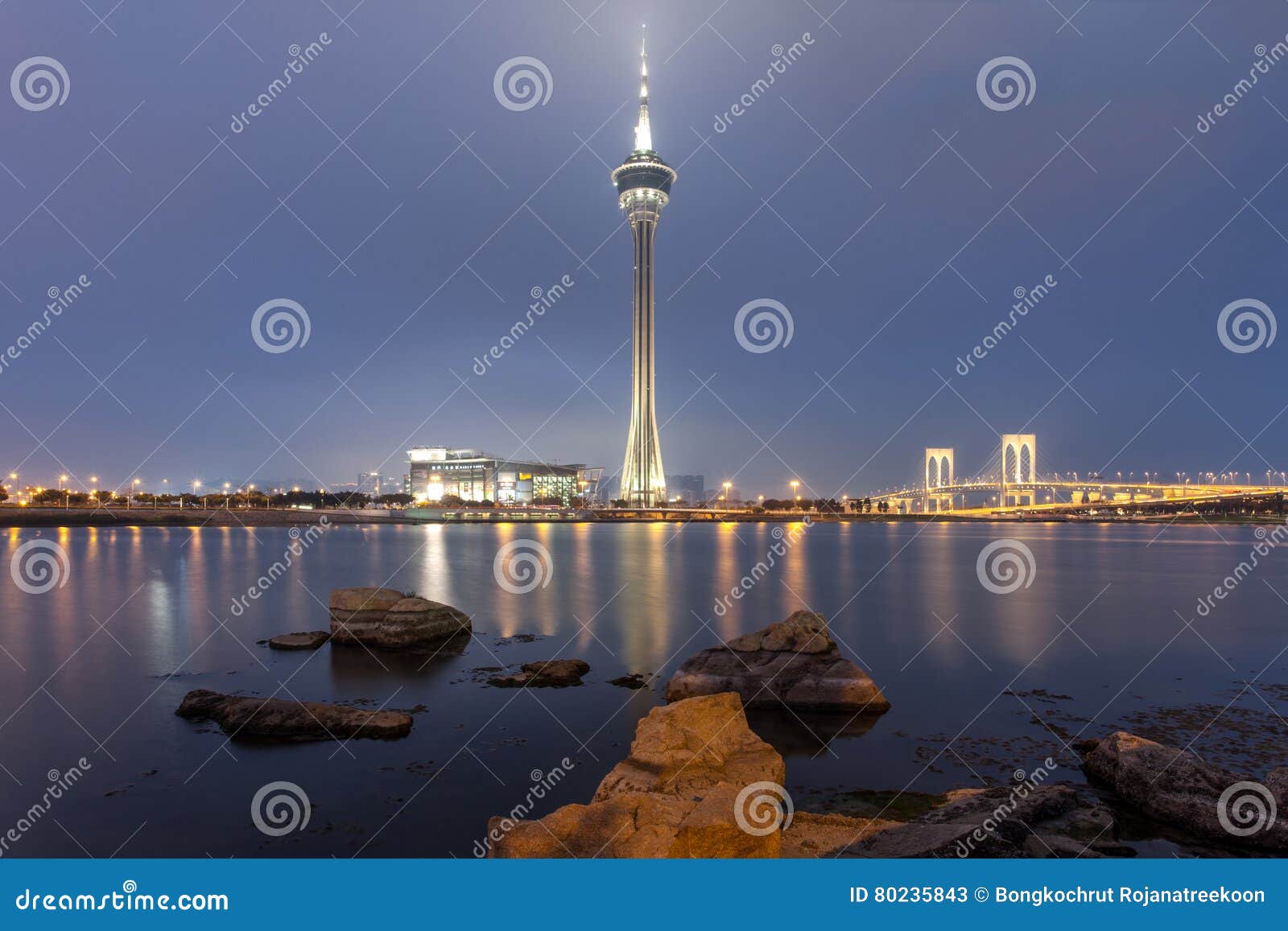 Macau Tower Landmark of Macau. Editorial Stock Photo - Image of ...