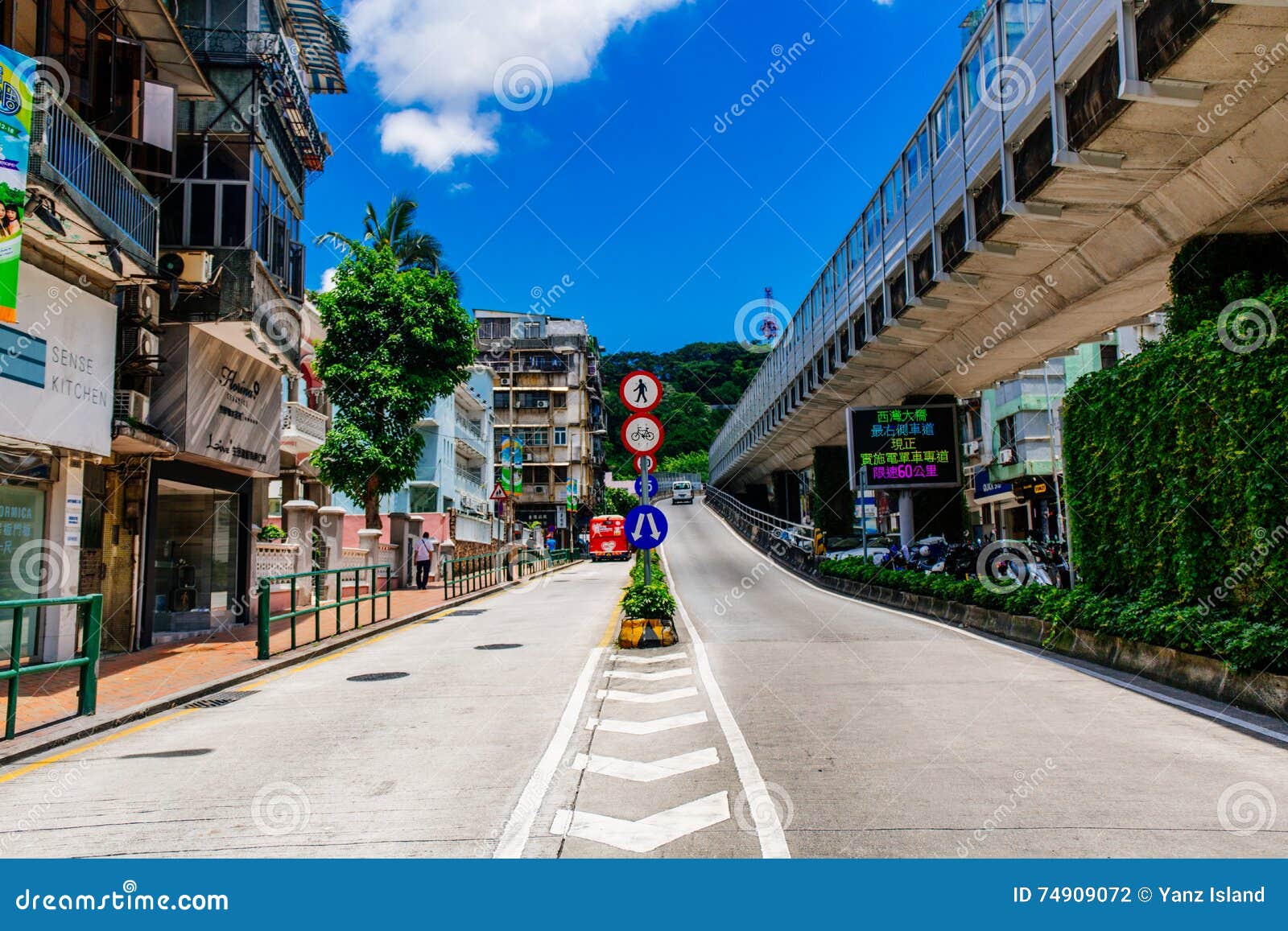 Macau traffic road editorial photography. Image of historic - 74909072