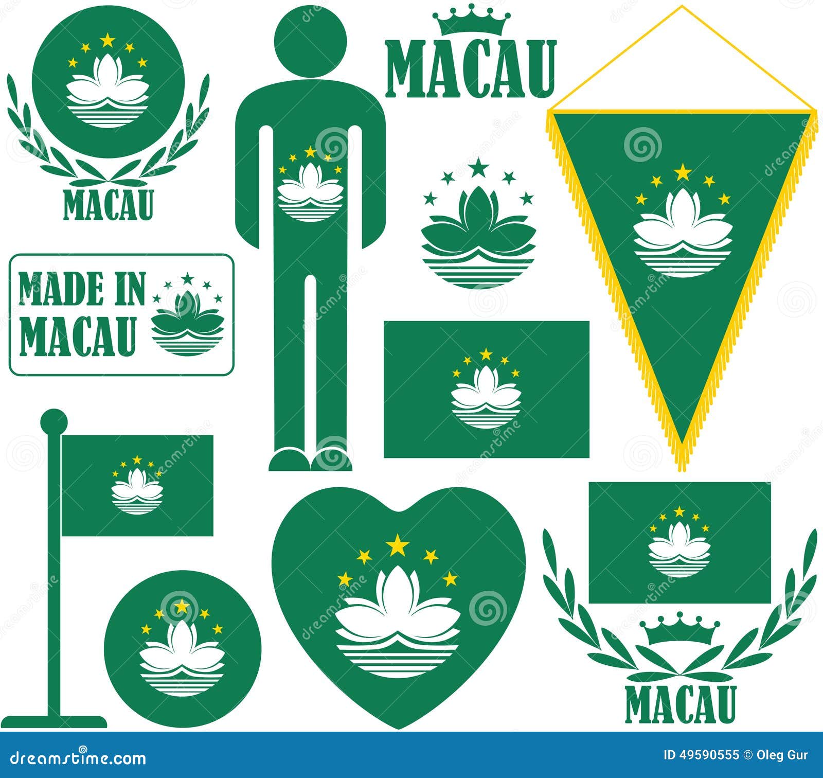 Macau stock vector. Illustration of asia, travel, person - 49590555