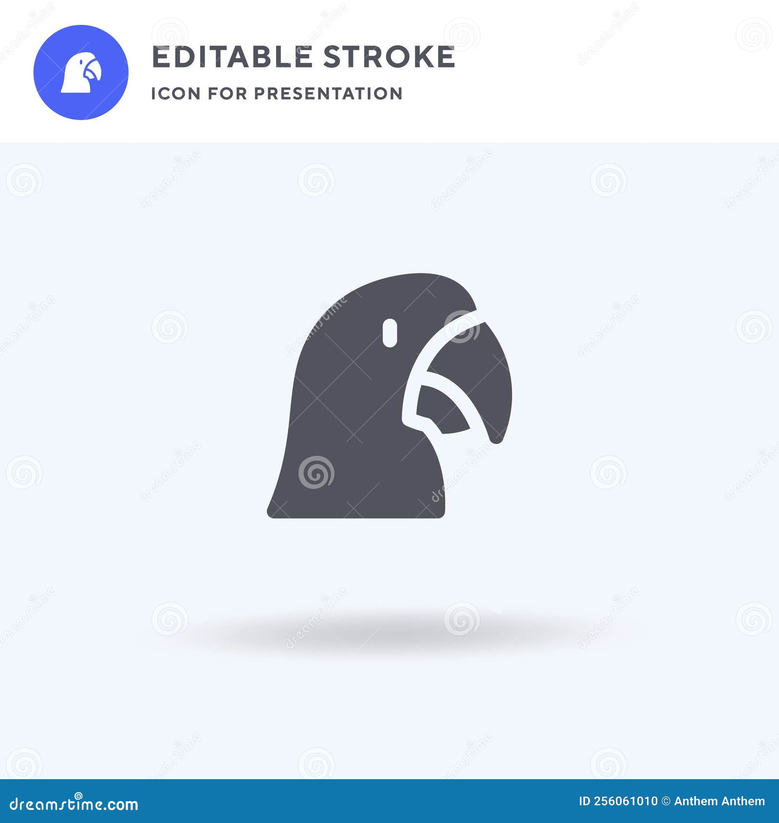 Macaw Icon Vector, Filled Flat Sign, Solid Pictogram Isolated on White ...