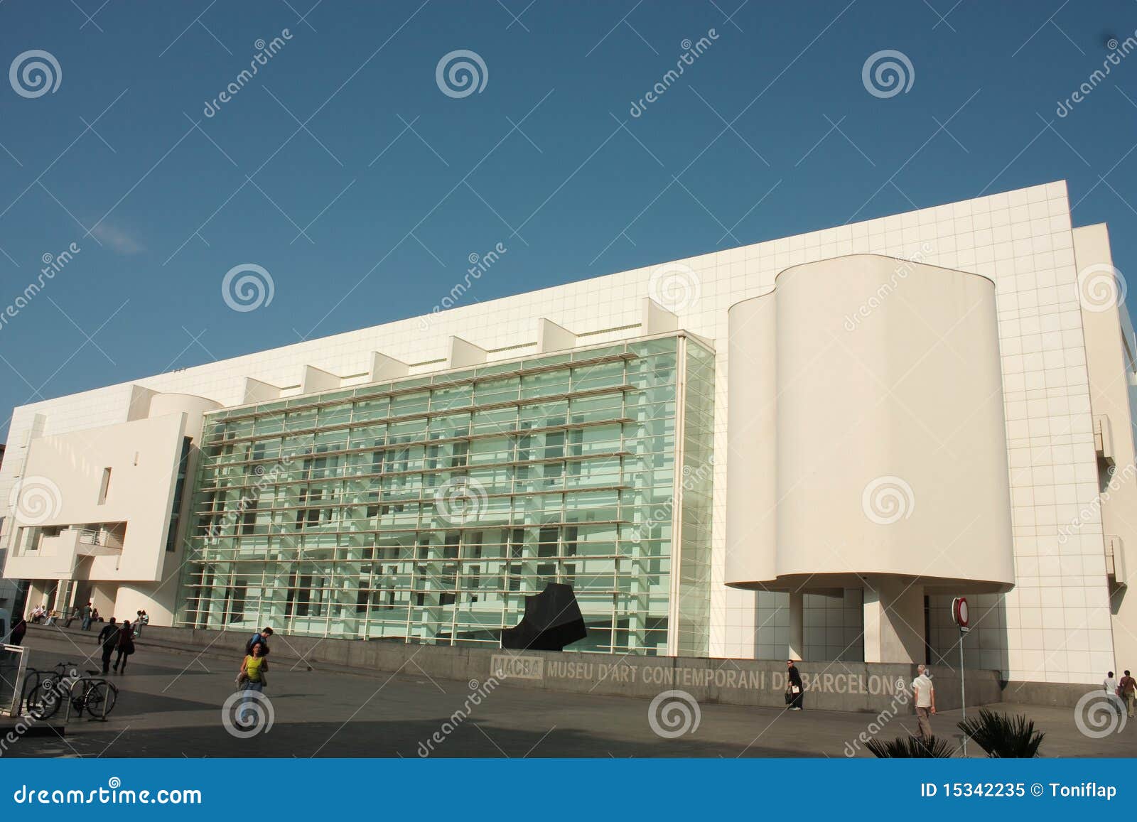 MACBA, Barcelona editorial image. Image of glass, culture - 15342235