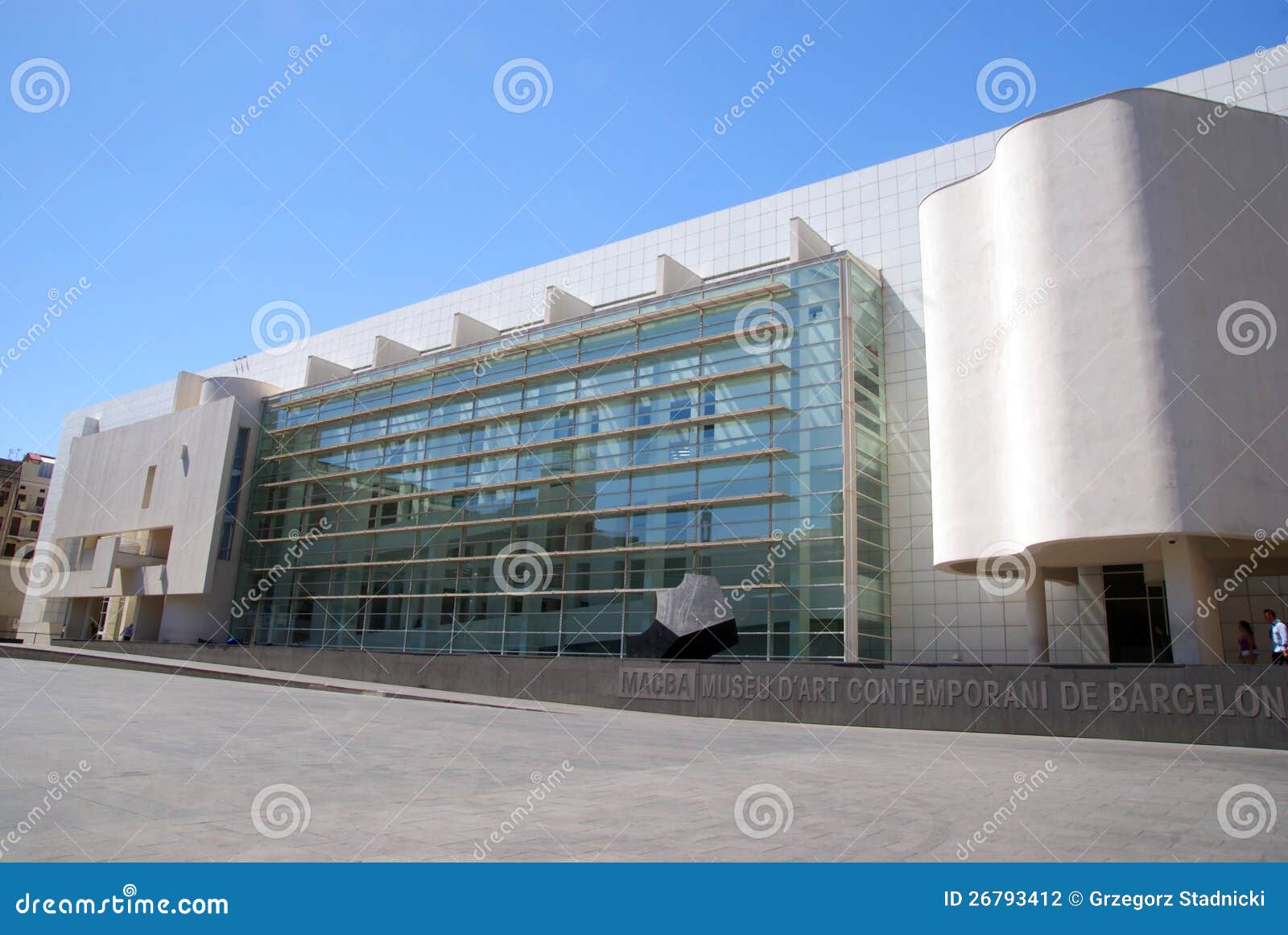 MACBA Barcelona editorial photography. Image of design - 26793412