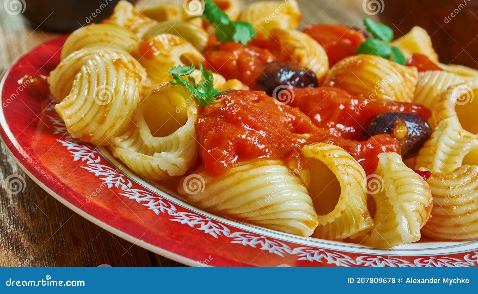 Maccheroni alla lucana stock photo. Image of dinner - 207809678