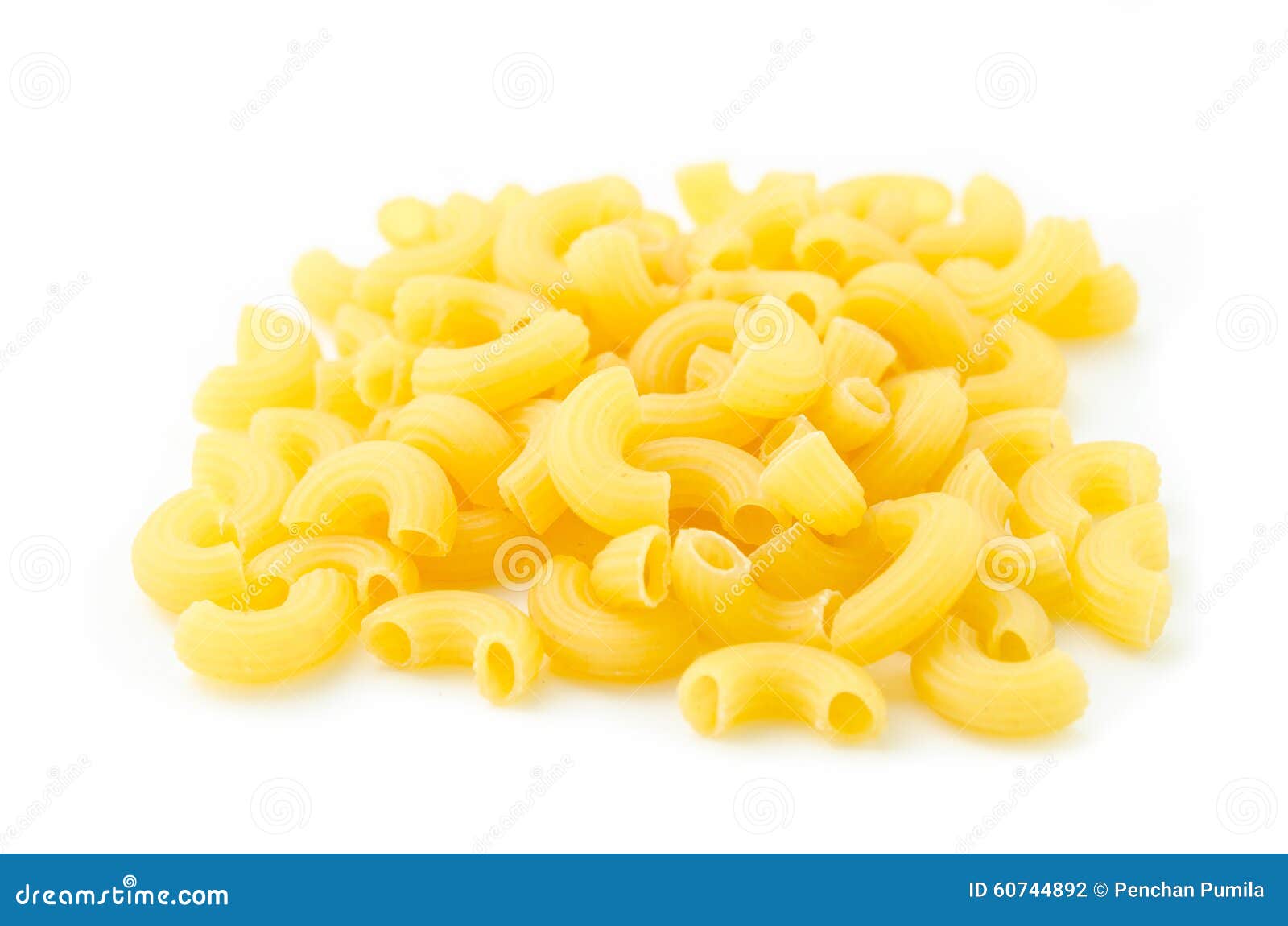 Maccheroni Crudi Del Gomito Fotografia Stock - Immagine di nutrizione ...