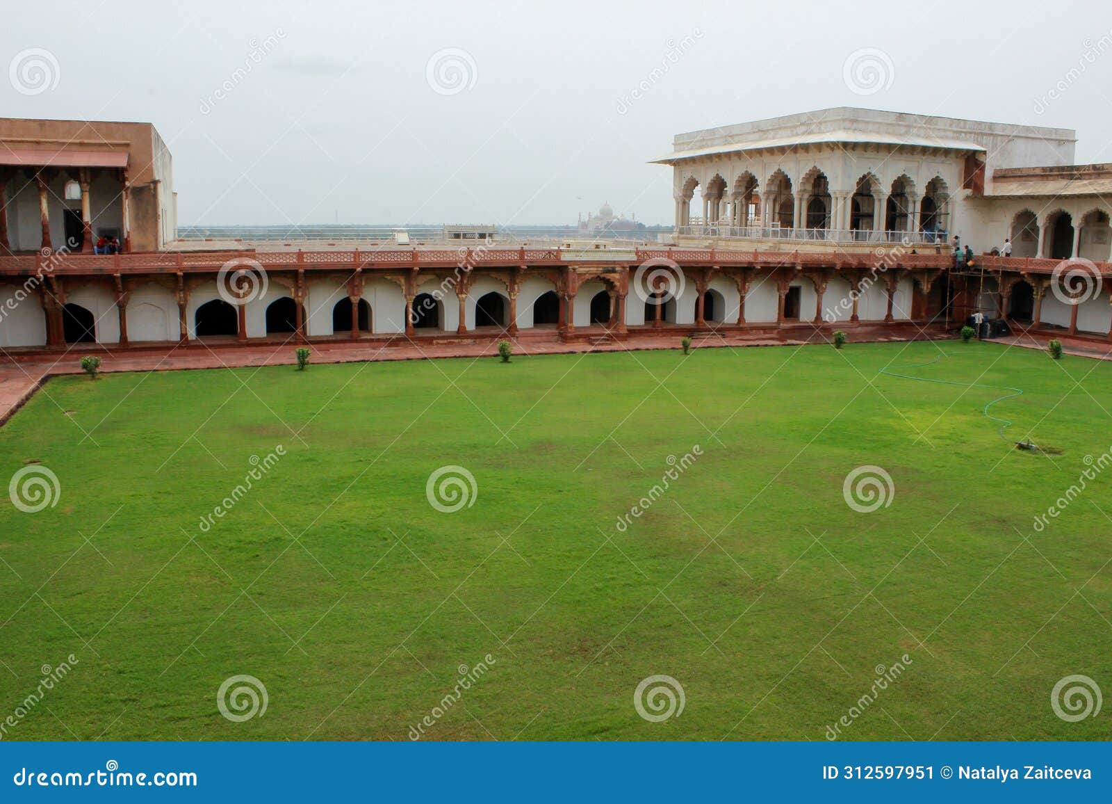 Macchi Bhavan Palace in the Red Fort. Agra, India Stock Image - Image ...
