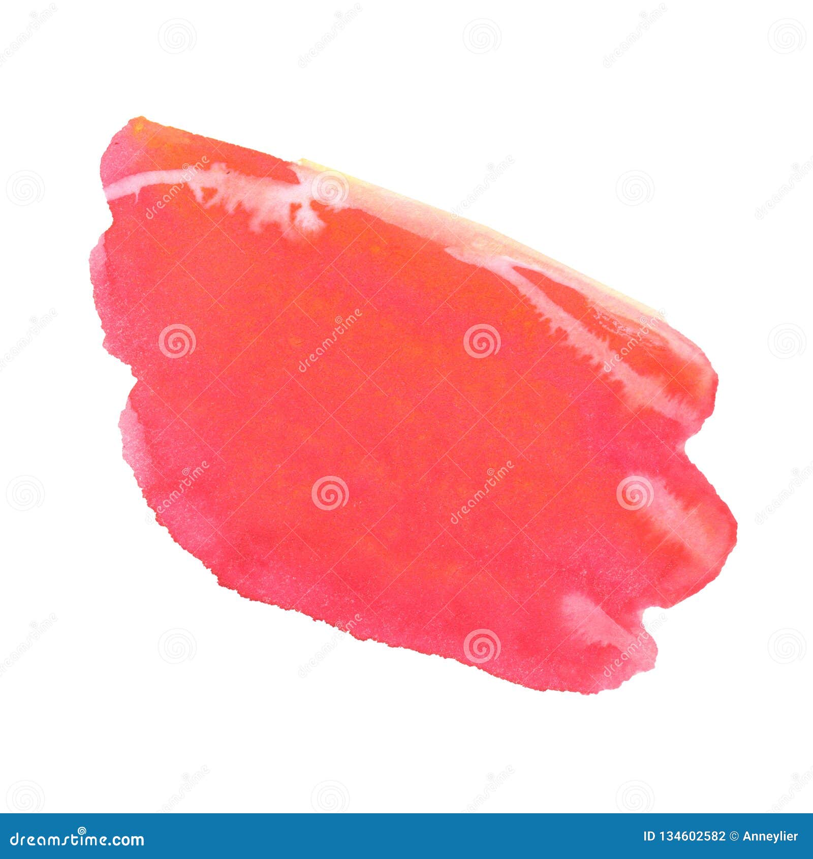 Macchia Rosa Luminosa Dell'acquerello Con Le Macchie Bianche ...
