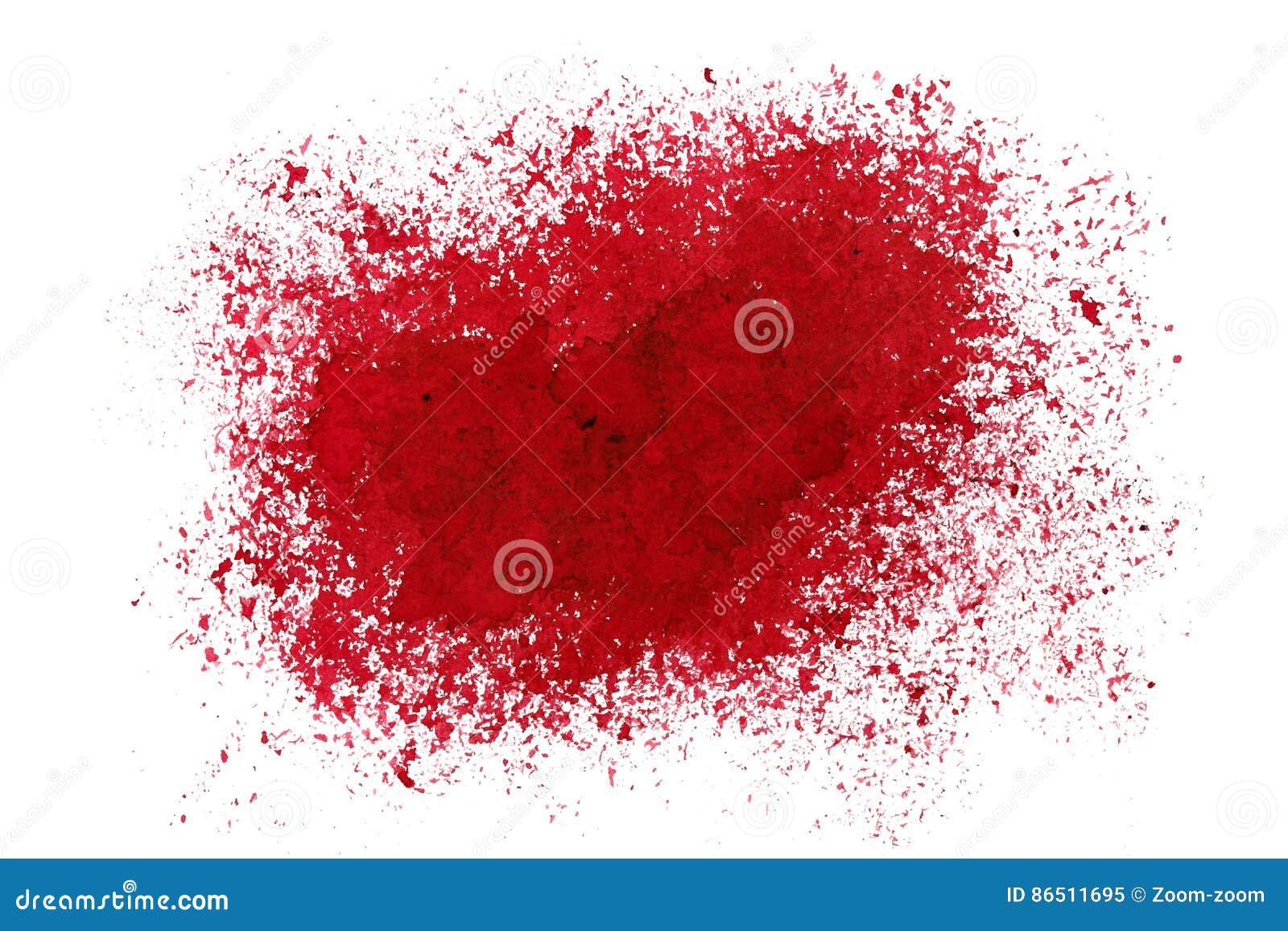 Macchia rossa spruzzata illustrazione di stock. Illustrazione di ...