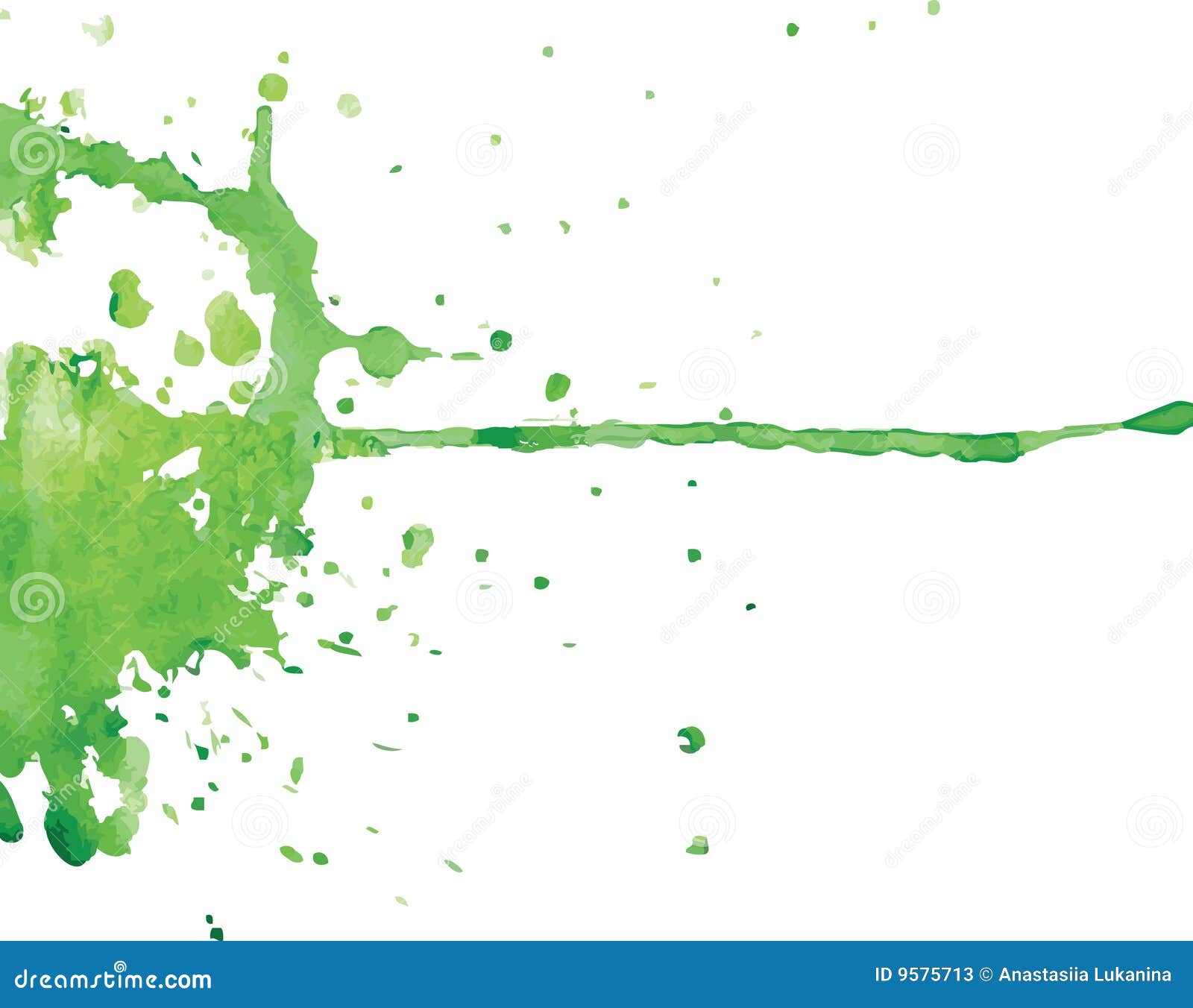 Macchia verde illustrazione vettoriale. Illustrazione di luminoso - 9575713