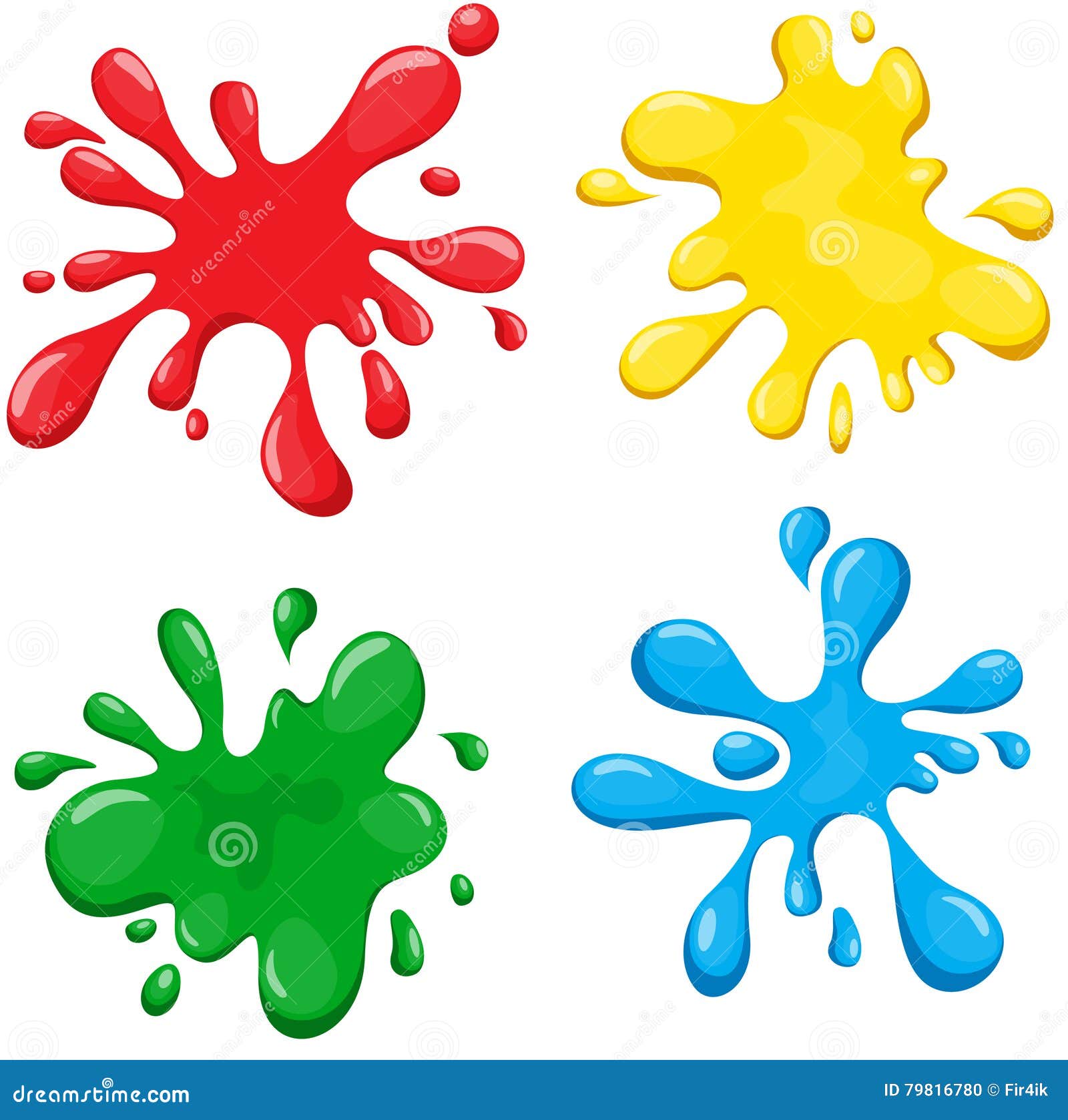 Macchie colorate luminose illustrazione vettoriale. Illustrazione di ...