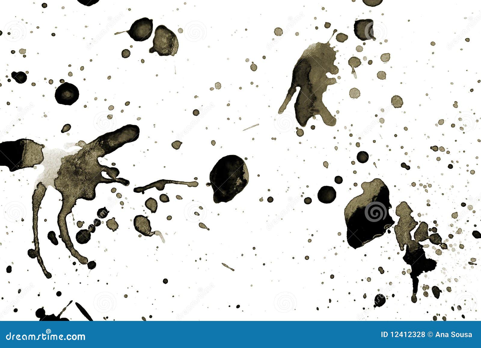 Macchie Dell'inchiostro Di Grunge Illustrazione di Stock ...
