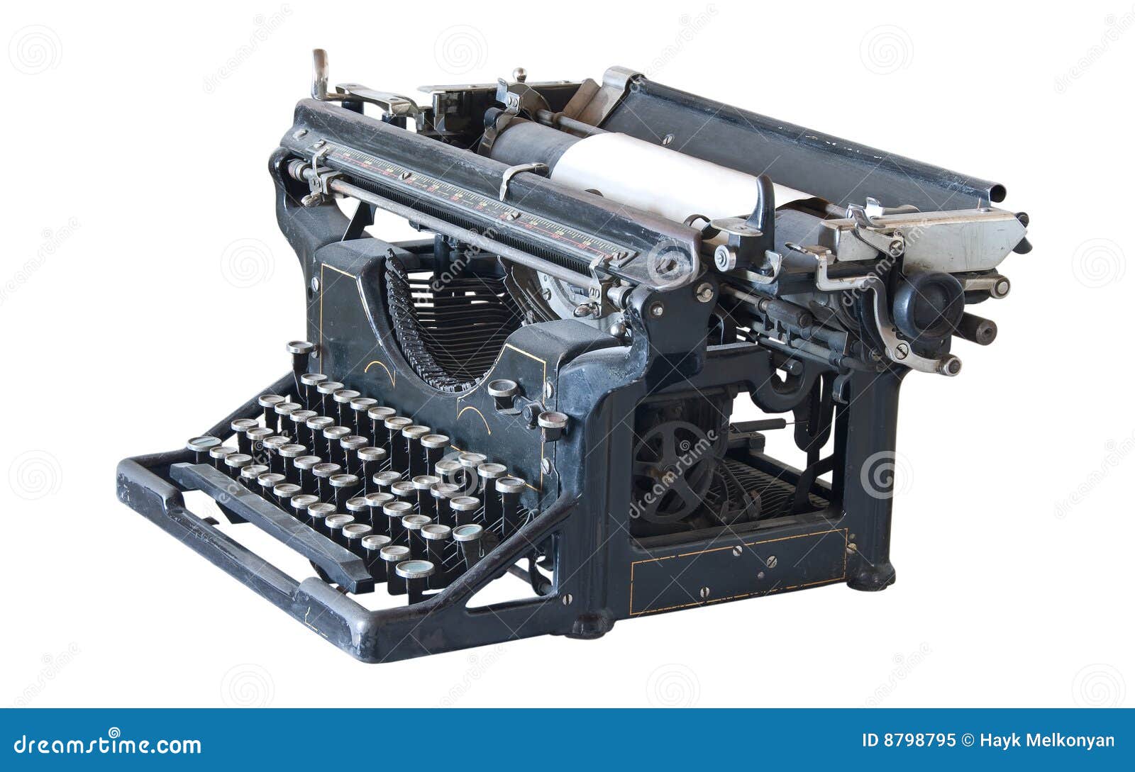 Macchina Da Scrivere Antica Immagine Stock - Immagine di media, stampa: 8798795