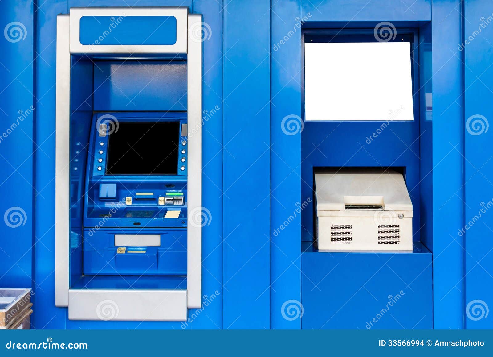 Macchina di BANCOMAT fotografia stock. Immagine di bancario - 33566994