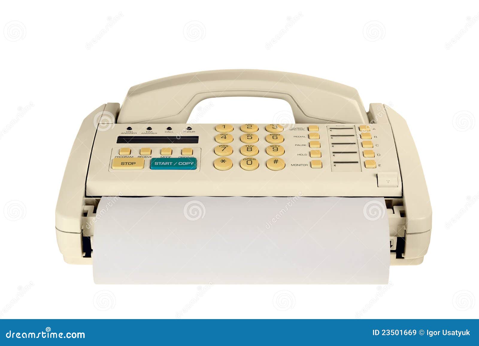 Macchina di fax immagine stock. Immagine di copia, oggetto - 23501669