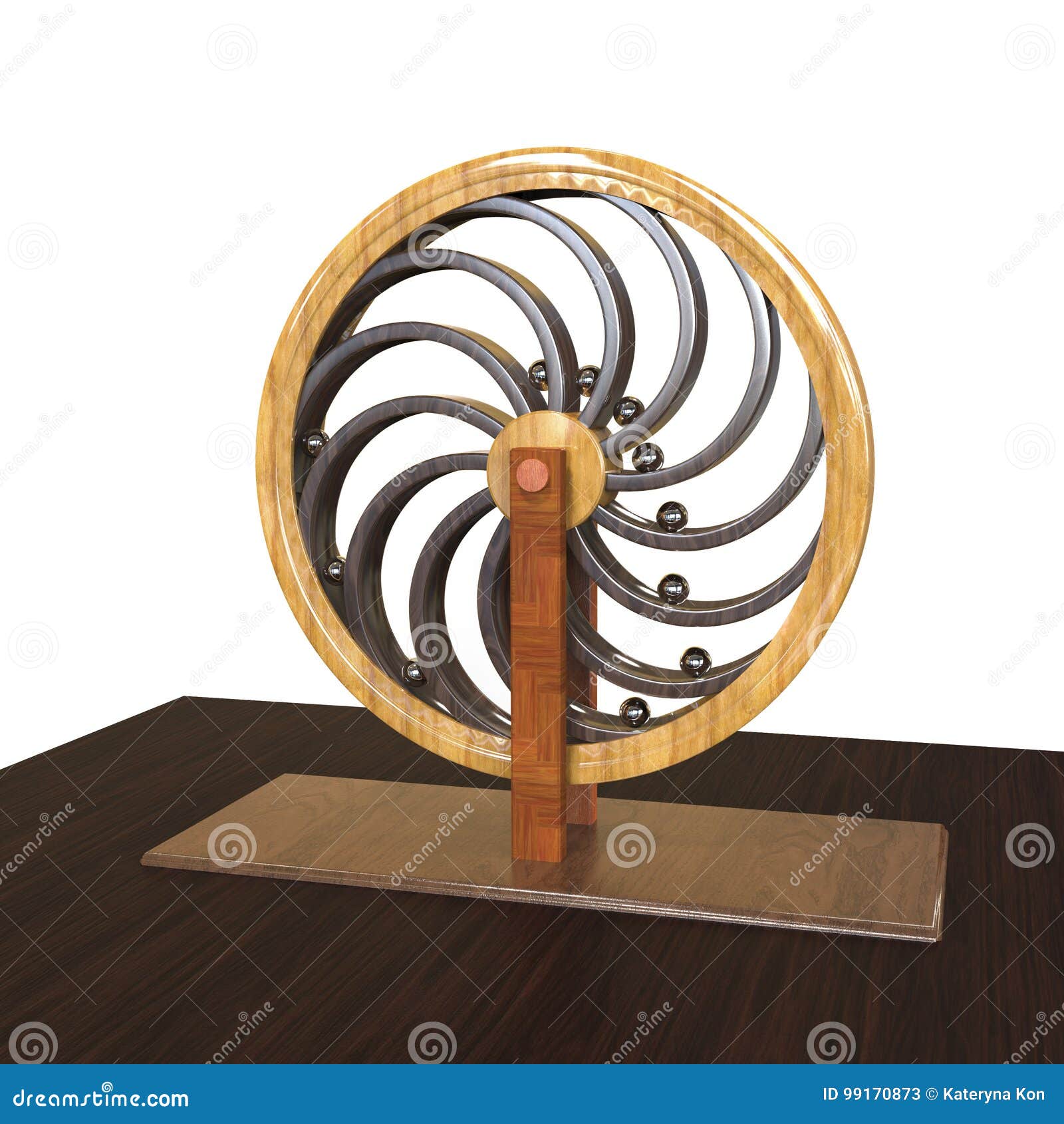 Macchina Di Moto Perpetuo, Perpetuum Mobile Illustrazione di Stock ...