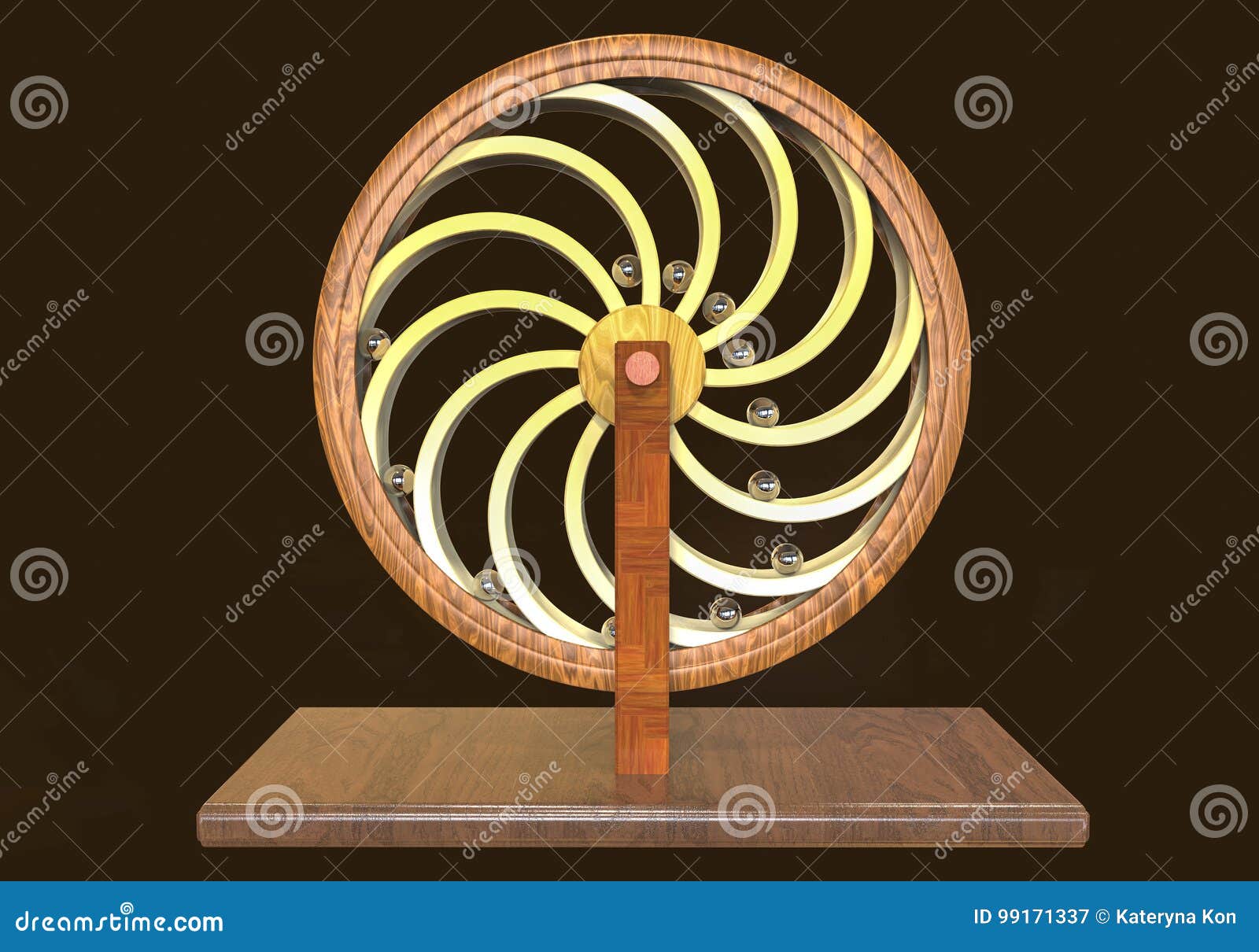 Macchina Di Moto Perpetuo, Perpetuum Mobile Illustrazione di Stock ...