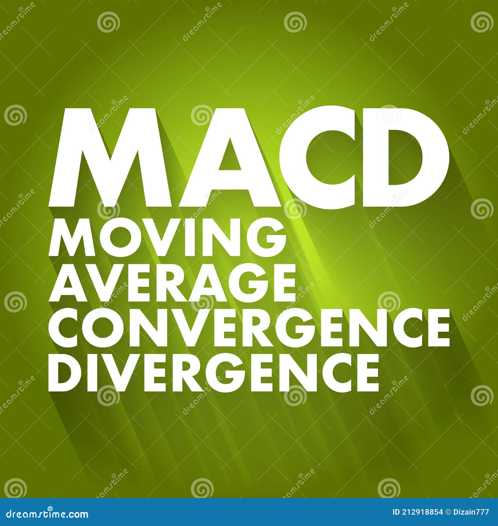Macd Moving Average Convergence Divergence Indicator For Stock Market ...