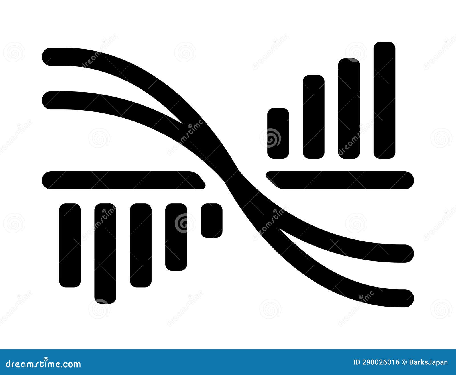 MACD (Moving Average Convergence Divergence) Icon Illustration Stock ...