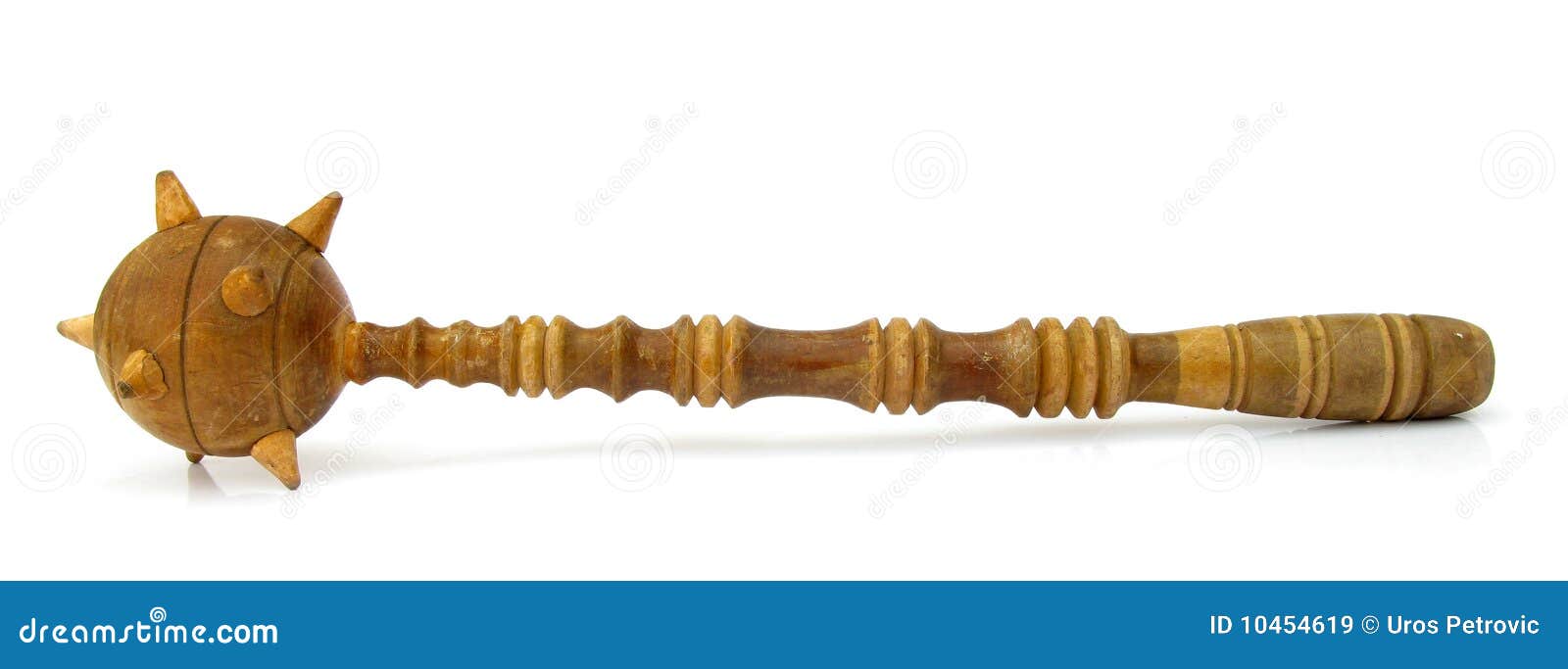 Mace stock image. Image of heavy, ancient, barbed, white - 10454619