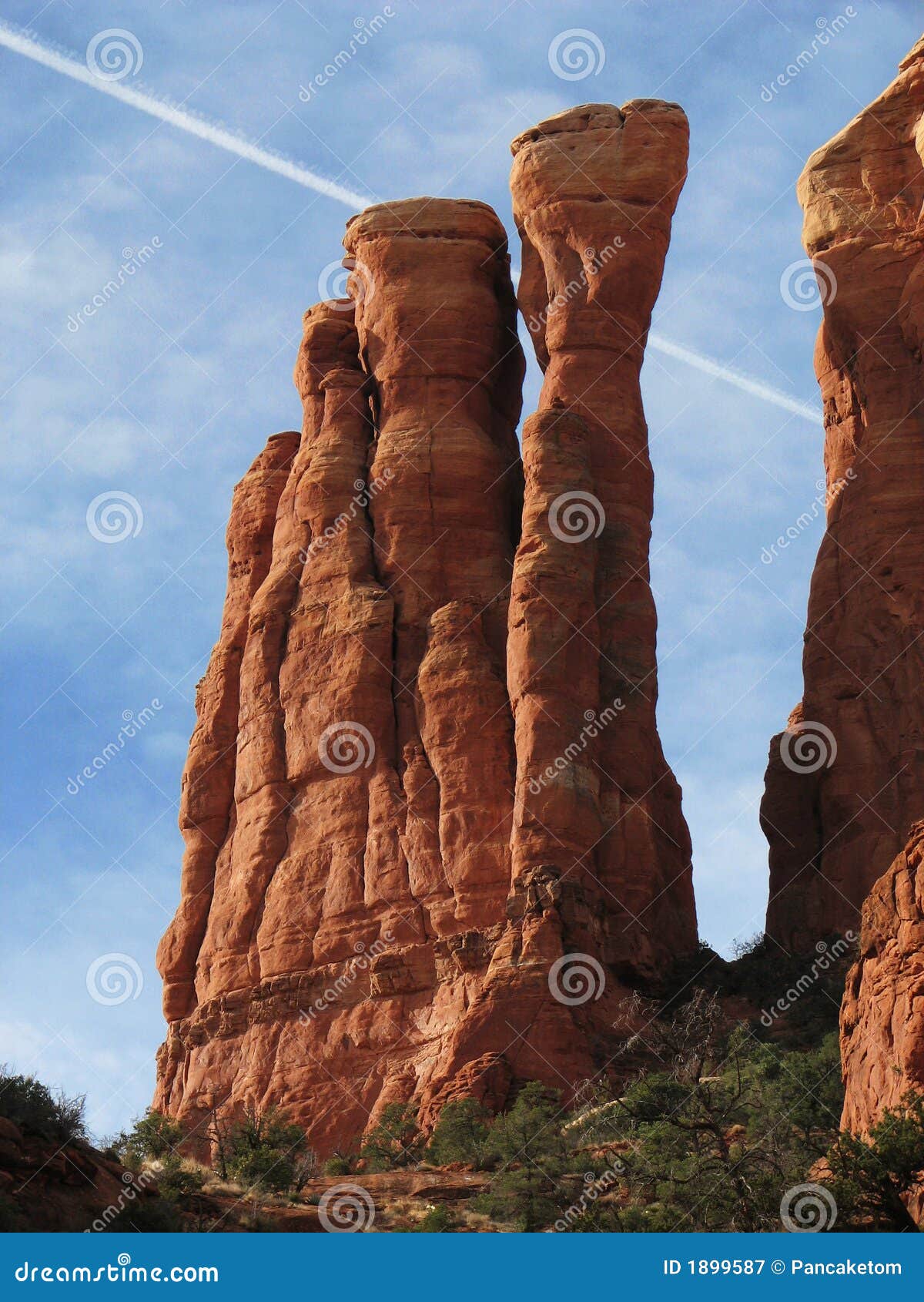 The Mace stock image. Image of mace, butte, vortex, arizona - 1899587