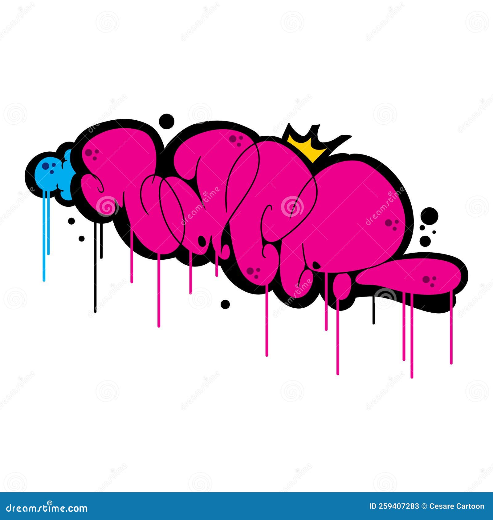 Mace graffiti text stock vector. Illustration of script - 259407283