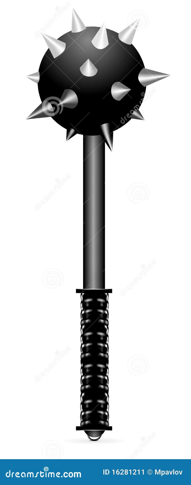 Mace Realistic Illustration Cartoon Vector | CartoonDealer.com #16281211