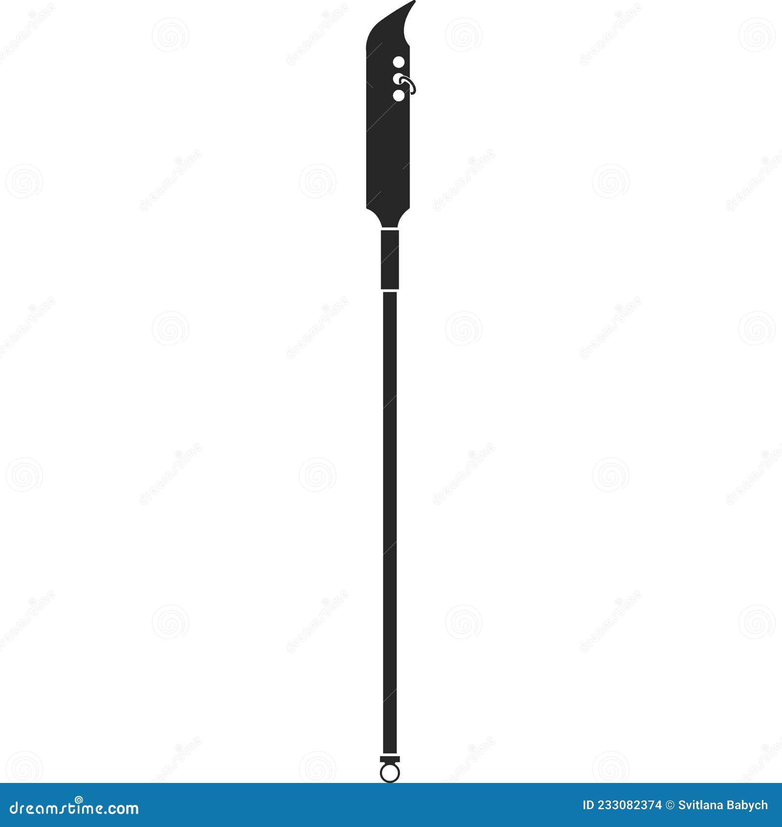 Mace Vector Icon.Black Vector Icon Isolated on White Background Mace ...