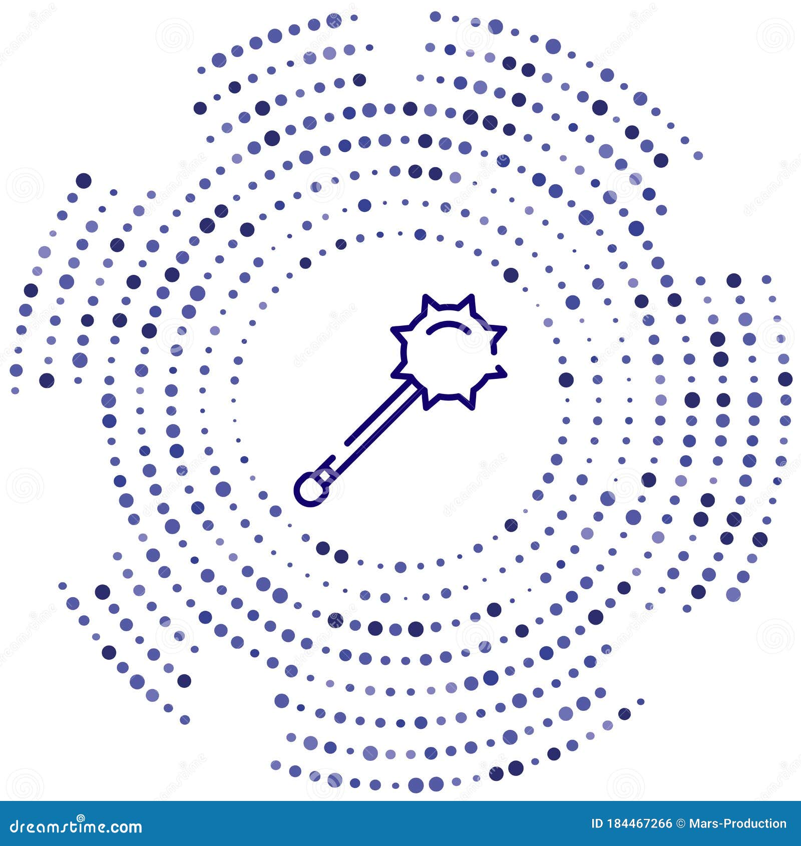 Mace Vector Icon. Mace Editable Stroke. Mace Linear Symbol for Use on ...