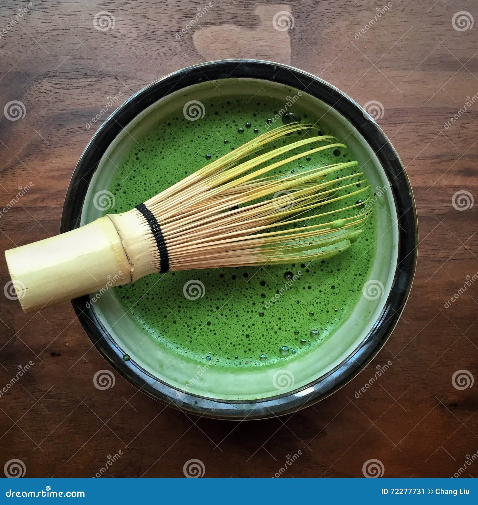 Macha green tea stock image. Image of bamboo, relax, japanese - 72277731