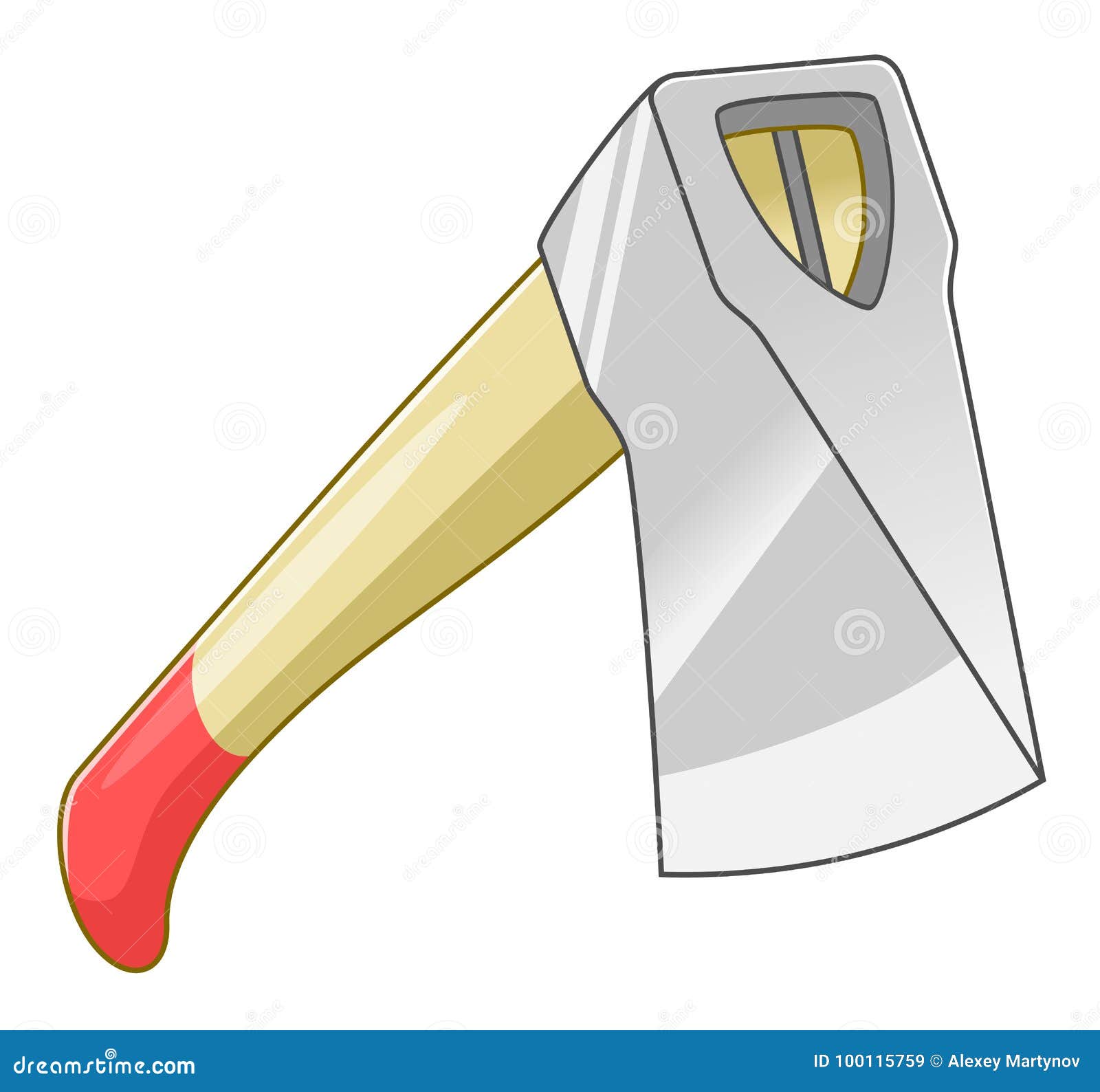 Machado Dos Desenhos Animados Ilustração do Vetor - Ilustração de coisa ...