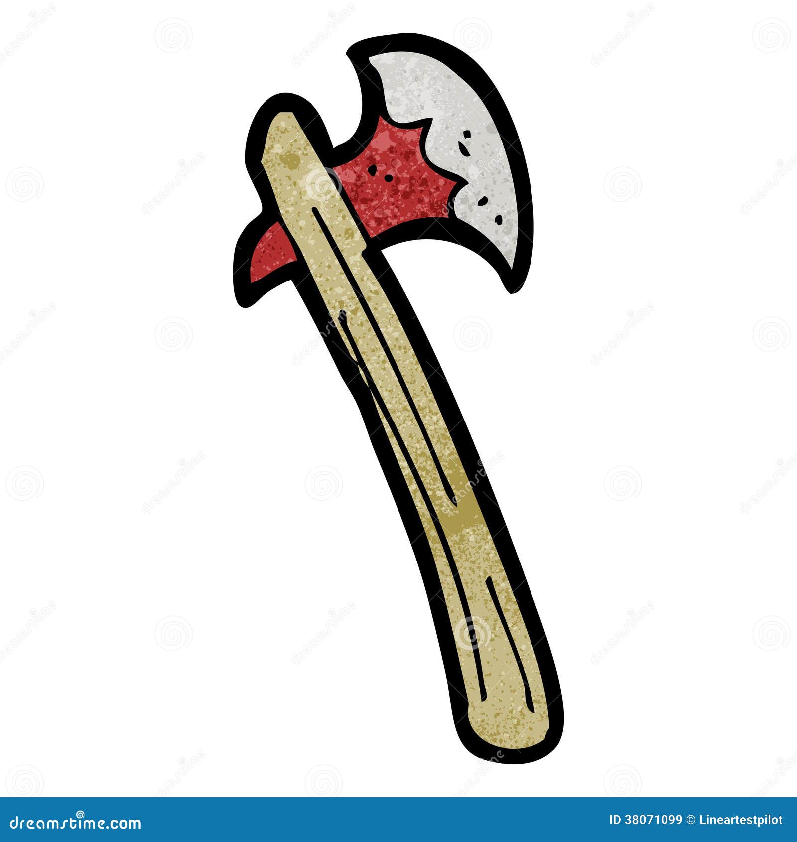 Machado Dos Desenhos Animados Ilustração Stock - Ilustração de artwork ...